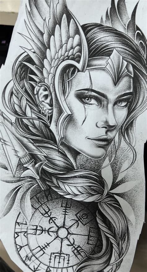 Valkyrie Tattoo Ideas