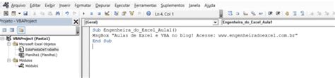 Como Automatizar Planilha Com VBA No Excel Com EXEMPLOS Engenheira Do Excel