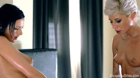 Watch Strapless Lesbian Sex Strapless Dildo Babe Porn Spankbang