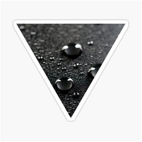 Upside Down Triangle Inverted Triangle Water Element Sticker For