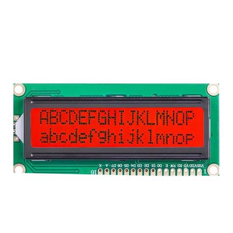 16x2 1602 Lcd Display Module Meet Rohs Red Backlight 16x2 1602 Cob