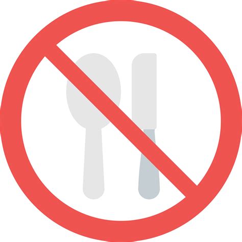 No Eating Vector Icon Vector Art At Vecteezy