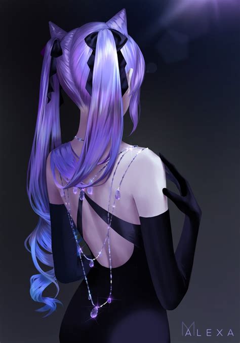 Keqing Genshin Impact Drawn By M Alexa Danbooru