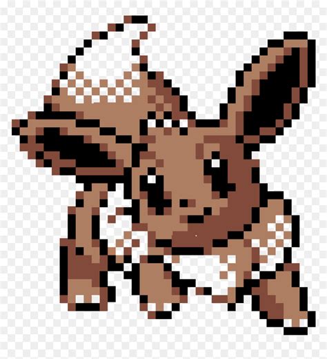 Pokemon Eevee Pixel Art Hd Png Download Vhv