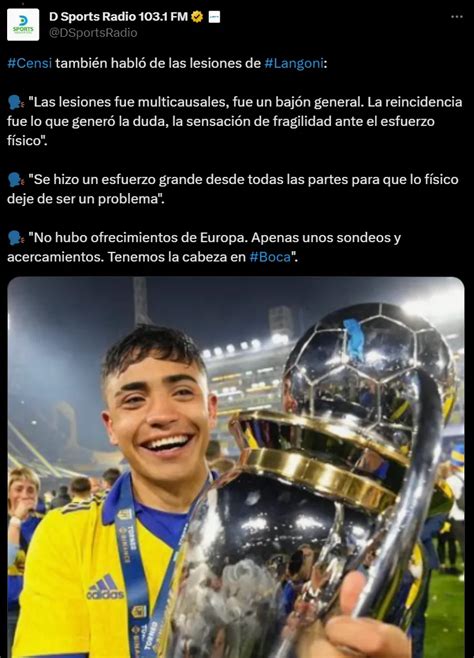 El Futuro De Luca Langoni Qué Dijo Su Representante De Los Rumores