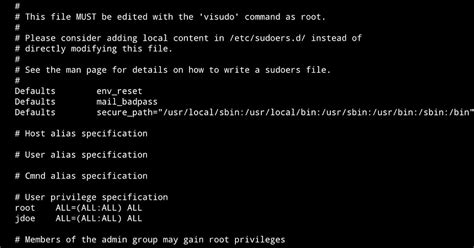 How To Provide Sudo Access Using Visudo In Linux