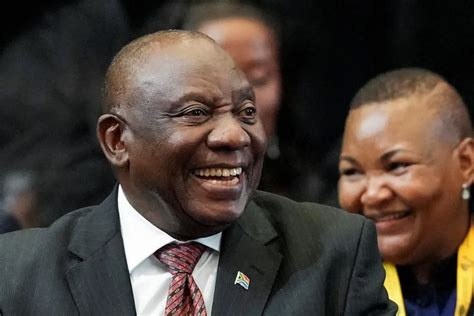 Cyril Ramaphosa Re Elected South African President