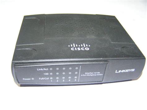 Linksys Cisco Etherfast 10 100 Work Group Switch Mod Ezsx55w