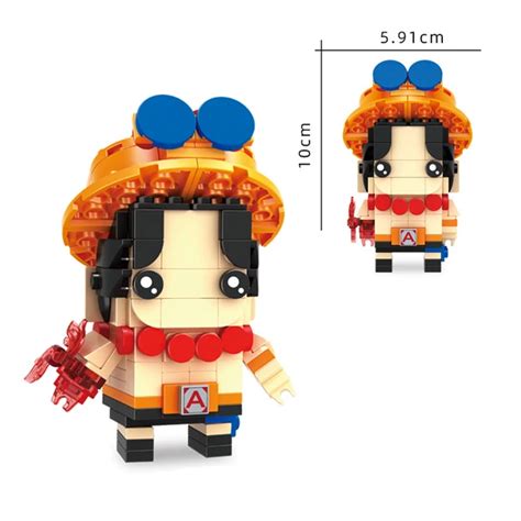 One Piece Figures Op Characters Model Brickheadz Building Blocks