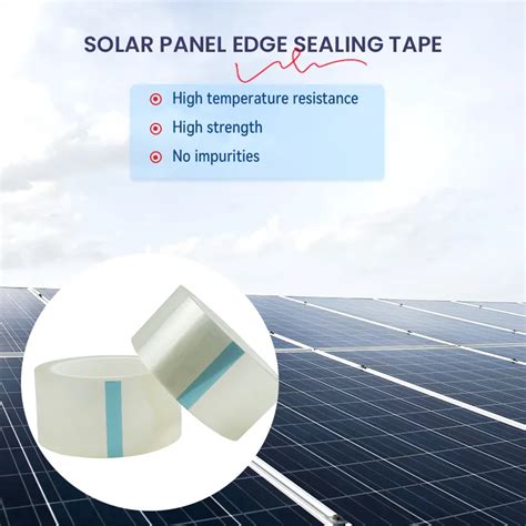 Photovoltaic Solar Double Glass Edge Sealing Solar Panel Edge Banding