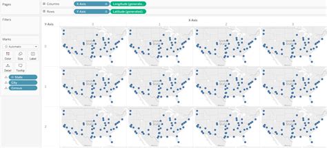 how to make trellis tile small multiple maps in tableau playfair