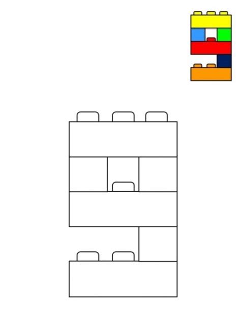 Цифры из лего