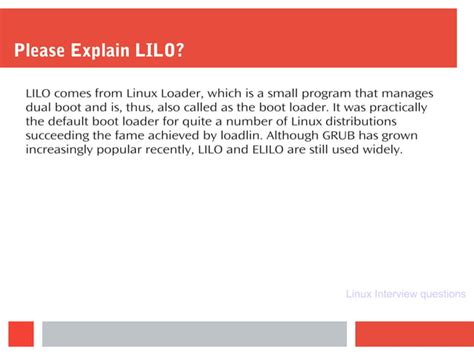 Linux Interview Questions Ppt Ppt
