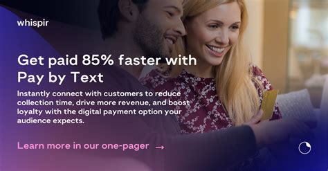 Pay By Text Quick Guide Info Sheet Whispir