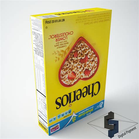 Cheerios 3d Model 5 Obj 3ds Max Free3d
