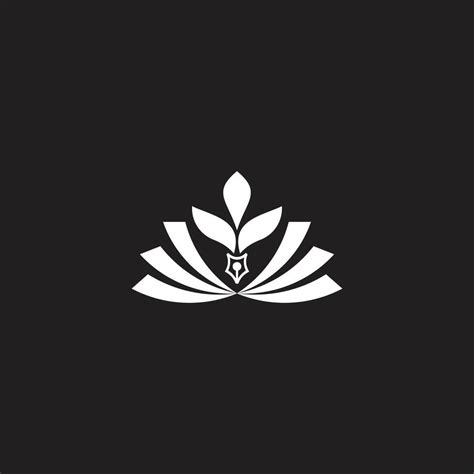 Pen Book Leaf Education School Simple Geometric Logo 48190937 Vector