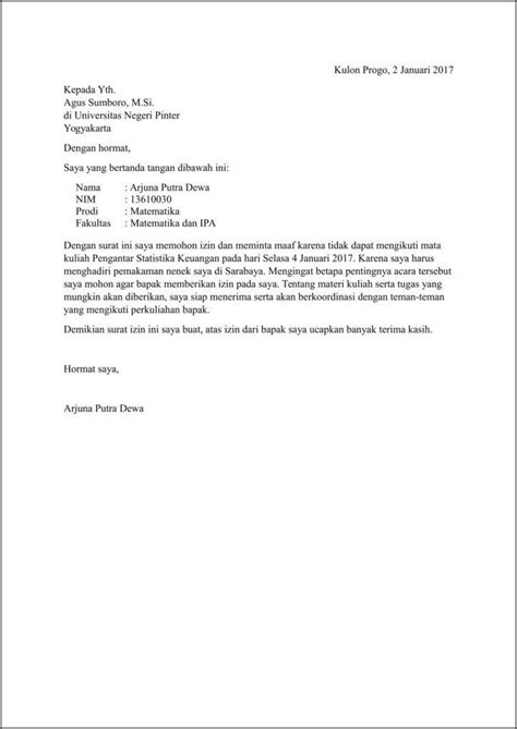 Contoh Surat Cuti Kerja Urusan Keluarga Surat Lamaran Vrogue Co