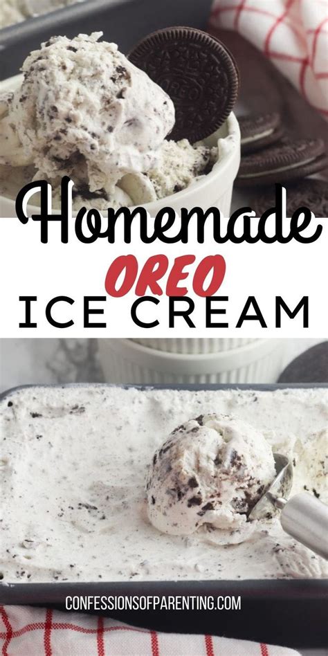 Homemade Oreo Ice Cream Artofit