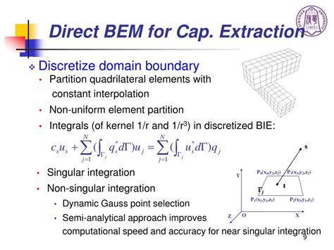 Ppt Fast 3 D Interconnect Capacitance Extraction And Related Numerical Techniques Powerpoint