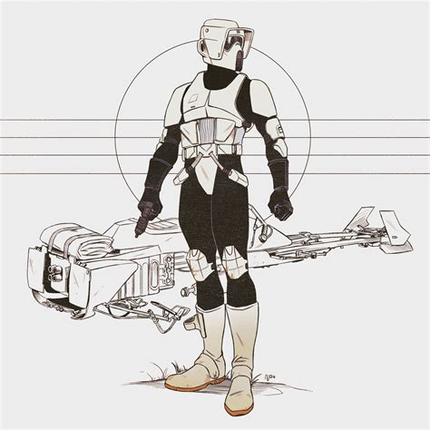 Scout Trooper By Deimos Remus On Deviantart