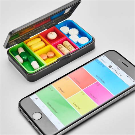 Smart Pill Box Black Gp Medical