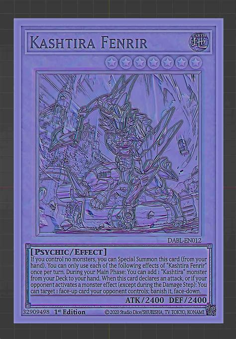 Free Other Stl Download Kashtira Fenrir Yugiohby Wsonuchiha3d