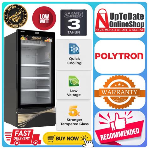 Jual Showcase Polytron Scn 187 Scn187 Scn 187 Super Low Watt 180l
