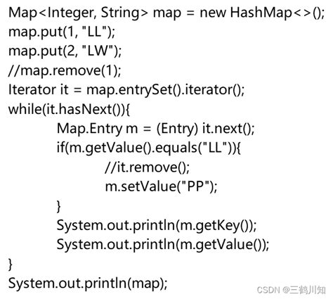 java基础 哈希表 map remove key value csdn博客