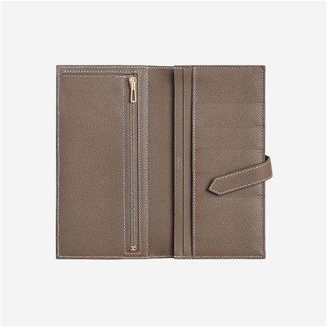 에르메스 베안 지갑 마담 And 골드 하드웨어 에뚜쁘 Hermes Kream