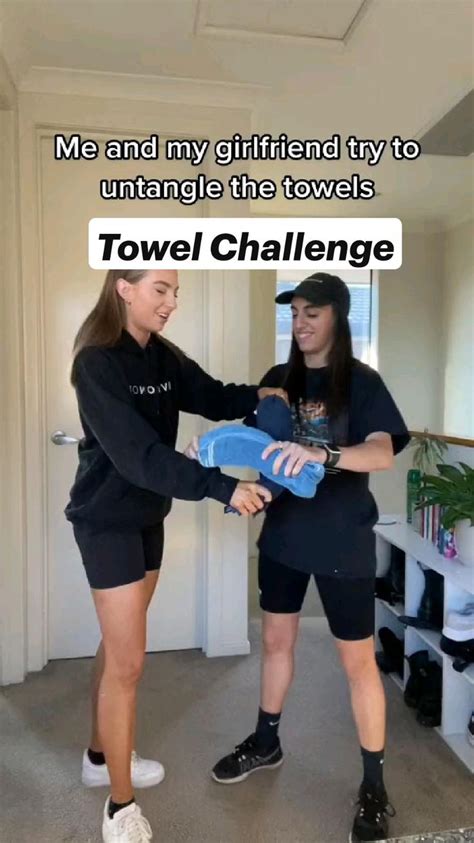 Towel Challenge Couples Challenge Funny Tiktok Videos Couples Challenges Challenges Funny