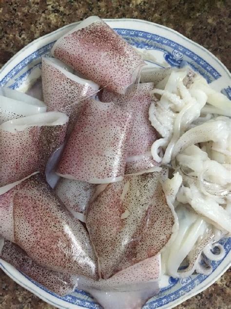 Mực ống Xào Rau Củ