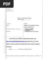 Sample Answer To Verified Complaint For California Pdf Complaint