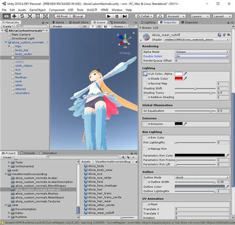Mtoon 10 Backfaces Have Flipped Normals When Double Sided · Issue