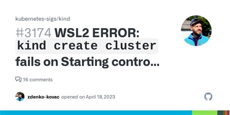 Wsl2 Error `kind Create Cluster` Fails On Starting Control Plane