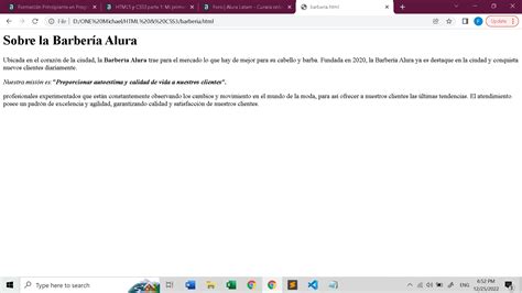 primeros pasos html5 y css3 parte 1 mi primera página web alura