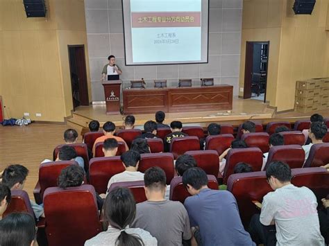 三全六专”专栏】“砼心协力 筑梦青春学子”建筑工程学院召开2022级土木工程专业分方向动员会