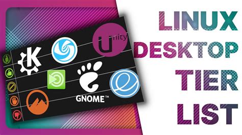 ranking linux desktop environments for 2023 youtube