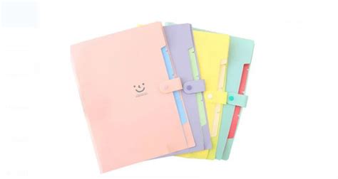 Multicolor Rectangle Shape Soft Cover A4 Size Plain Office File Folder For Office Dimensions 11