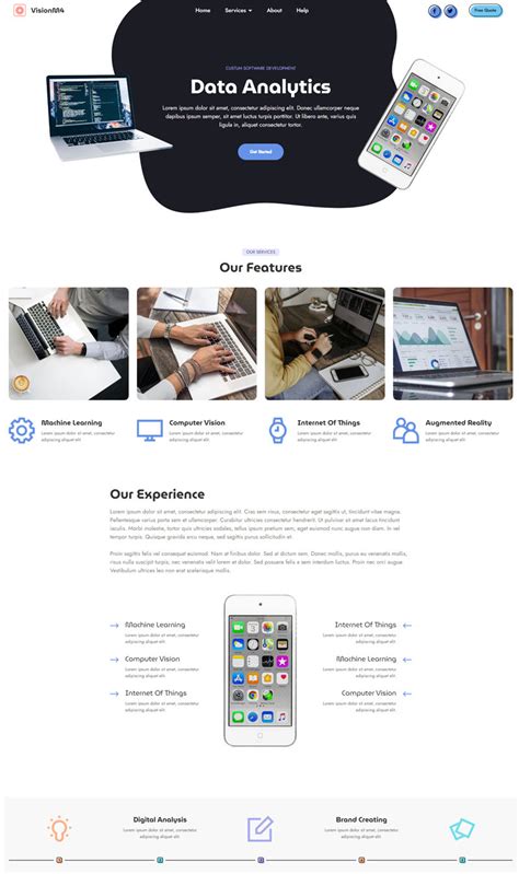 Bootstrap Social Network Template And Other Bootstrap Templates