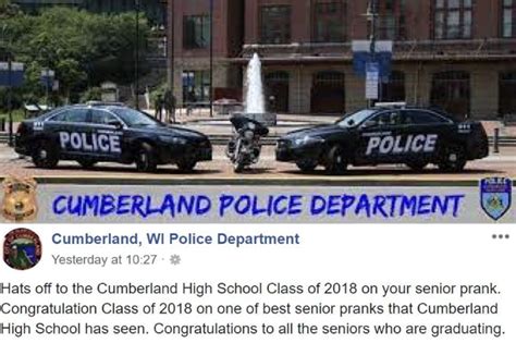 Senior Prank Best Ever Says Police Ok Wassup