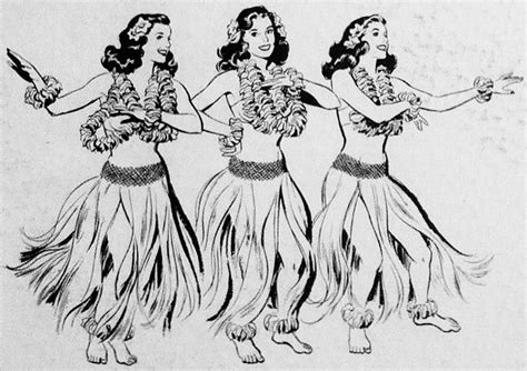 Vintage Hula Girl