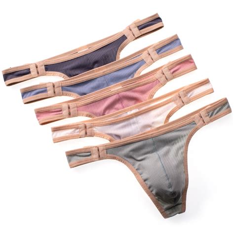 Men Sexy Low Waist Fashion Detachable Waistband Male Underwear Mens