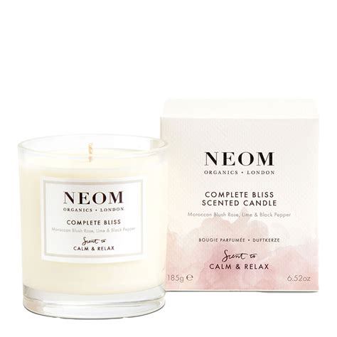 Neom Complete Bliss Scented Candle 1 Wick Bath And Unwind Official