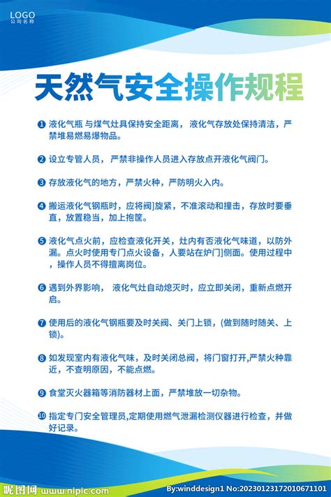 天然气安全操作规程海报设计图 海报设计 广告设计 设计图库 昵图网