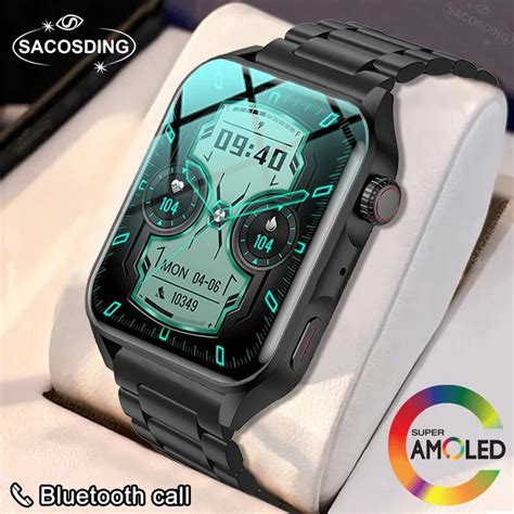 2023 NFC Ak Ll Saat Kad Nlar AMOLED Ekran Zle Bluetooth A R Smartwatch