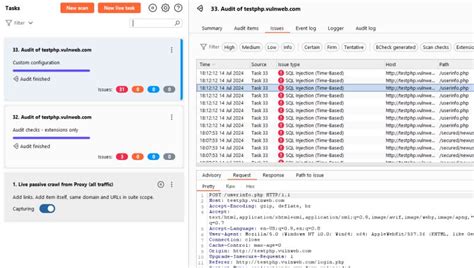 nhan tieu pham trong on linkedin burp extension for sql injection