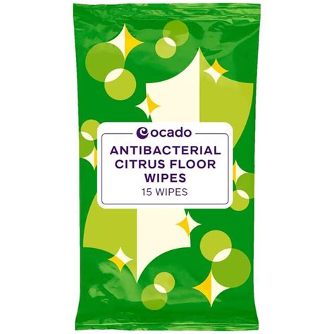 Ocado Antibacterial Citrus Floor Wipes Ocado