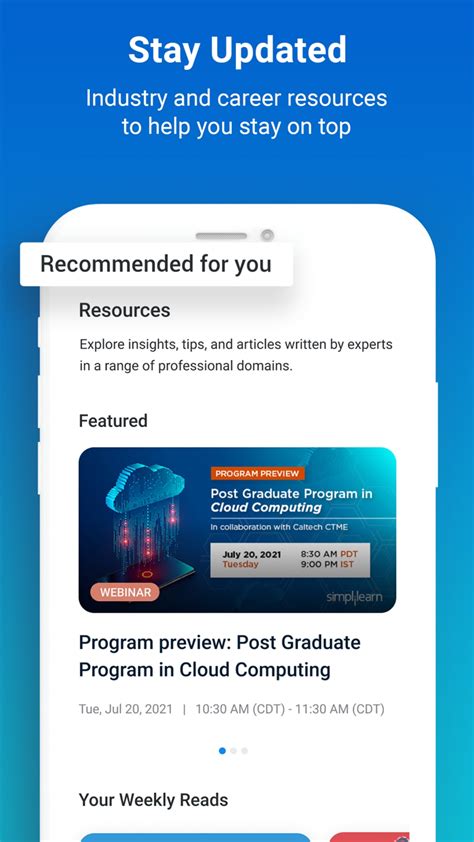 Simplilearn Learning App Para Iphone Descargar