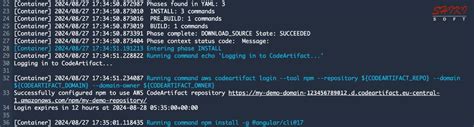 Using Aws Codeartifact With Aws Codebuild An Angular Build Example