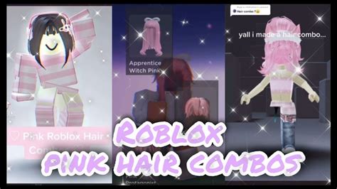 Roblox Pink Hair Combos Tiktok Compilation Vqurxiie YouTube